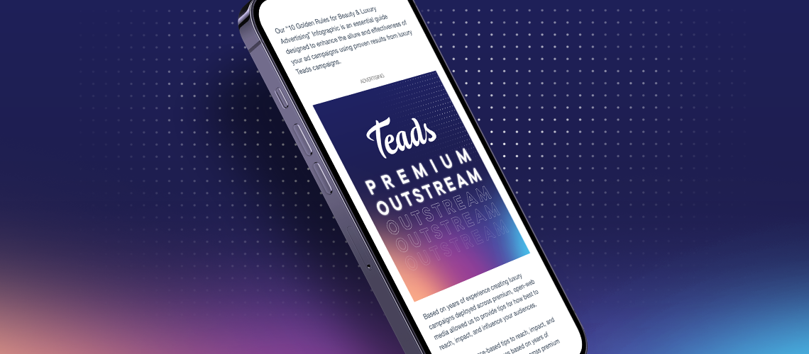 Teads’ premium outstream-format “inRead” skiller sig ud i takt med, at ...